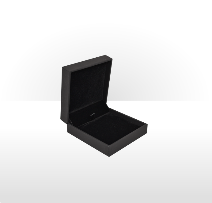 Soft Touch Black Pendant Box - Stockpak