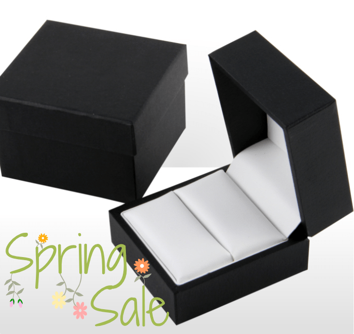 Luxury Black Ring Box - Stockpak