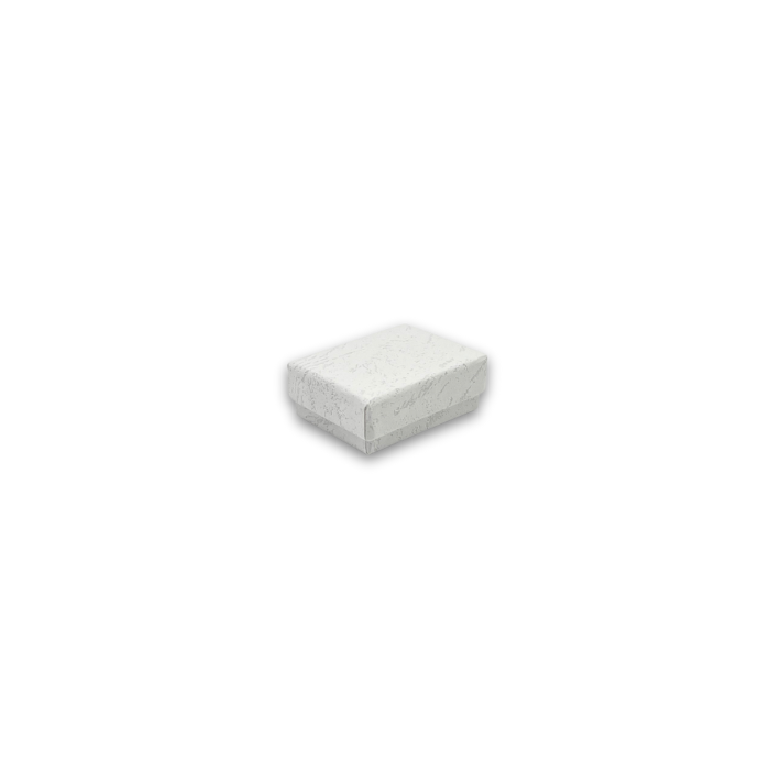 White Paper Covered Cotton Filled Box 45 x 30 x 15mm - Stockpak