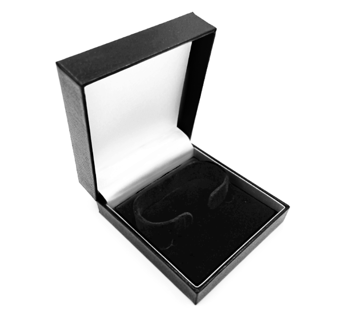 Black Flat Pad Bangle Box - Stockpak