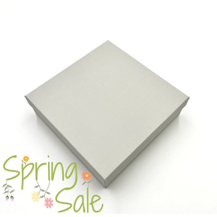 Large Grey Cardboard Gift Box - Stockpak