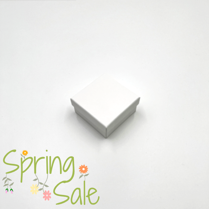 Small White Cardboard Gift Box - Stockpak