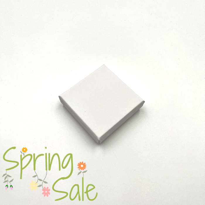 Medium White Postal Cardboard Gift Box - Stockpak