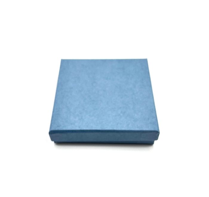 Large Steel Blue Postal Cardboard Gift Box - Stockpak