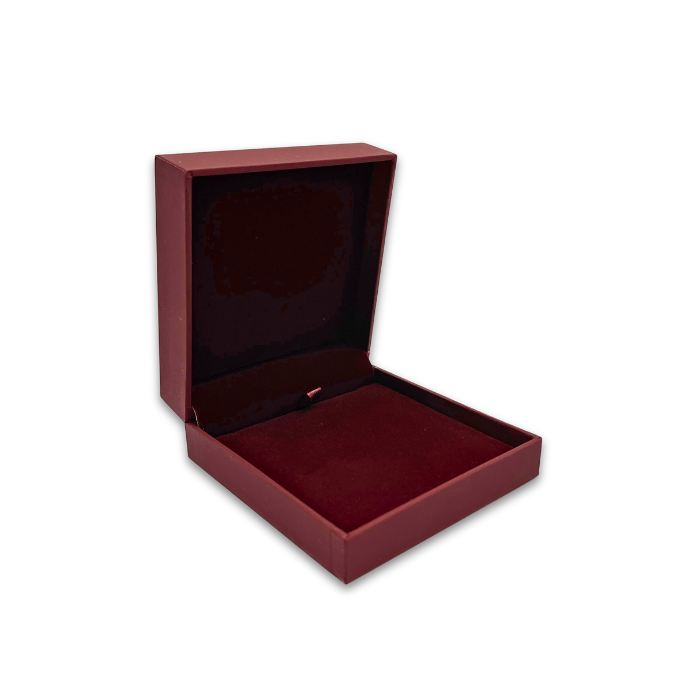 Burgundy Soft Touch Multi Purpose Jewellery Box - Stockpak