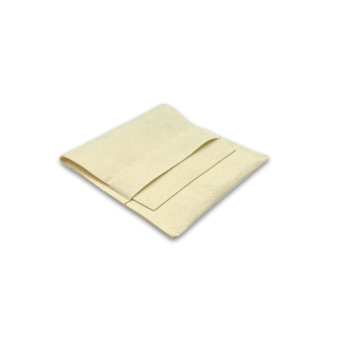 Cream Recycled Microfiber Envelope Pouch - Stockpak
